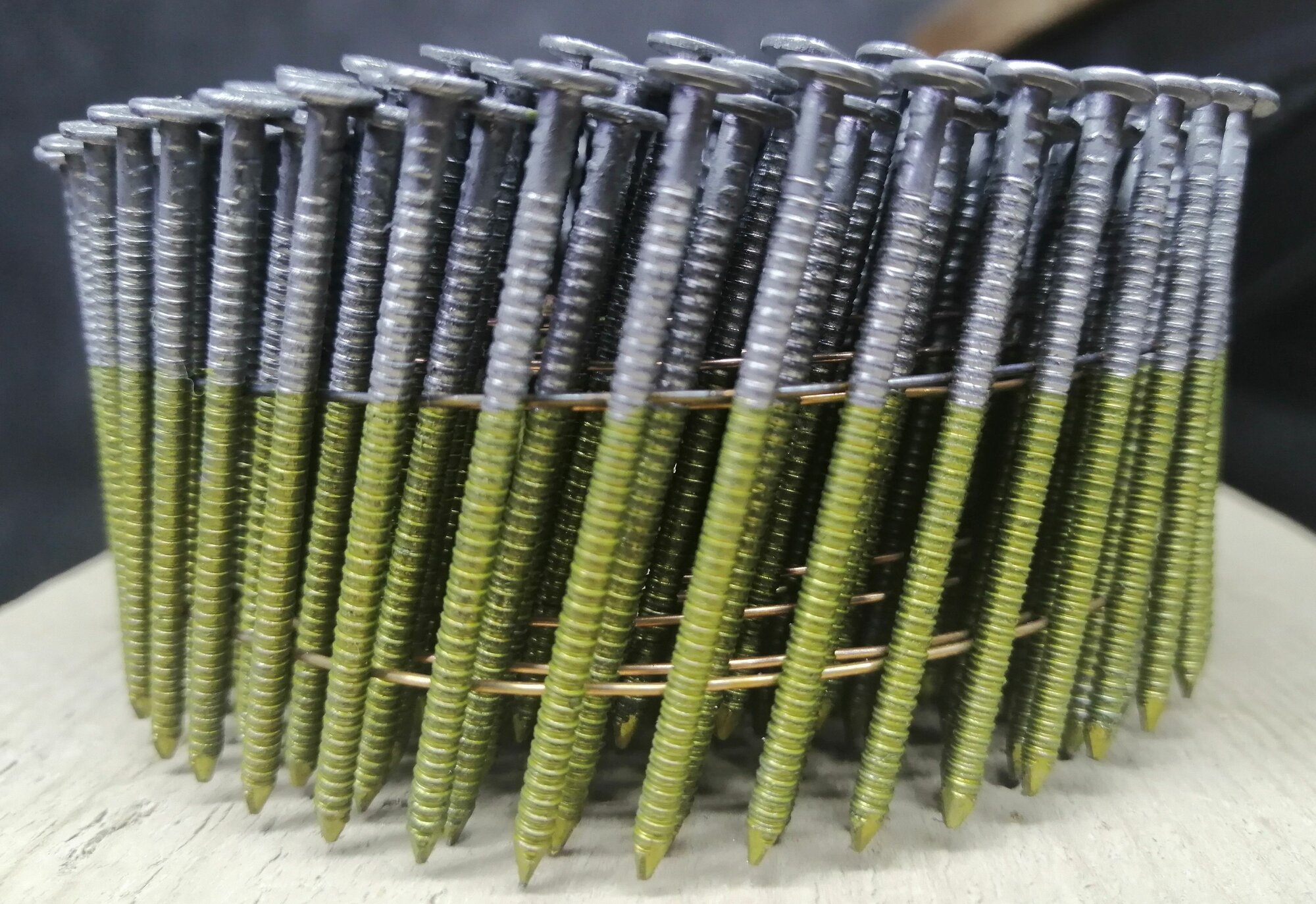 Гвоздь барабанный усиленный ForEst CNW 2,3х50 BKRI с кольцевой накаткой. 5400шт. (18 барабанов)