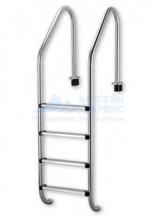 Лестница AstralPool Standard с 2 ступенями Luxe, AISI-316, цена - за 1 шт