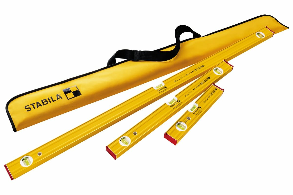 STABILA Набор уровней PRO SET 80AS ( 80AS-2 120см, 60см, 80AS 30см, сумка) 19714