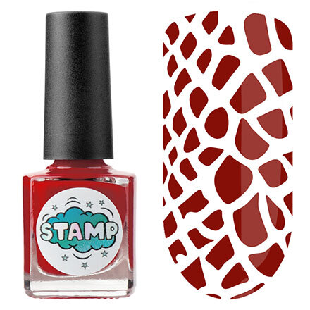 IRISK, Лак-краска для стемпинга Stamp Classic, 8мл 003 (Дикая малина)