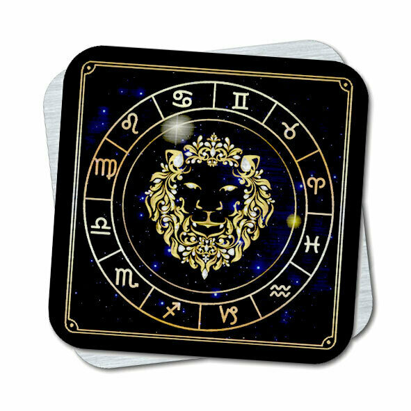 Магическая карта Знаки Зодиака - Лев, оберег от сглаза и порчи, талисман удачи, кошельковый сувенир - амулет на деньги, подарок на 23 февраля мужчине или на 8 марта женщине