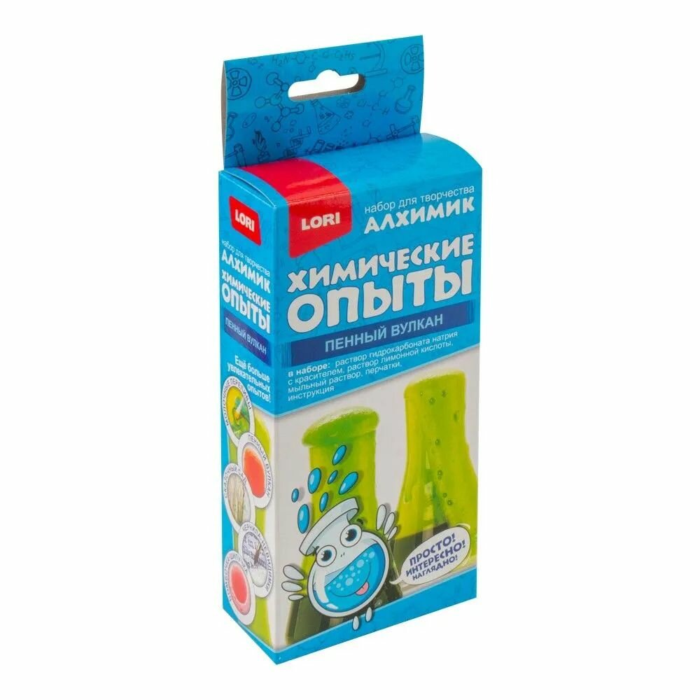 Набор для опытов "Пенный вулкан "Зеленый"