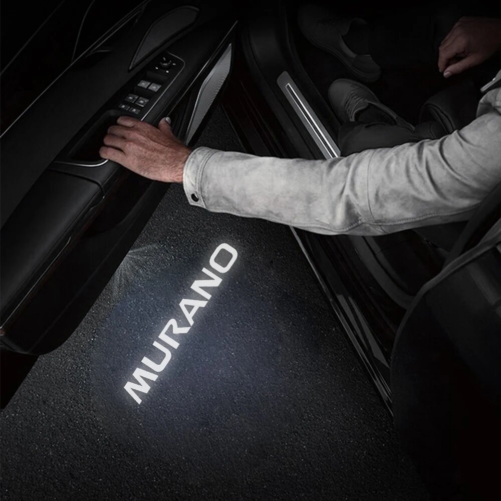 2 шт, автомобильные дверные фары для Nissan Murano Z50 Z51 2002 2003 2004 - 2010 2011 2012 2013 2014 2015 Nismo, аксессуары для проектора Murano