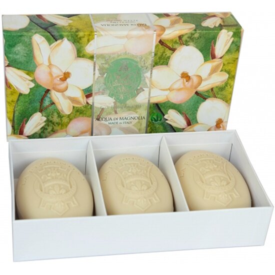 Подарочный набор мыла LA Florentina свежая магнолия, 3*150 г