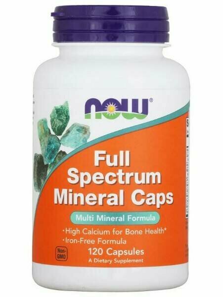 Now Full Spectrum Mineral Caps, 120 капс.