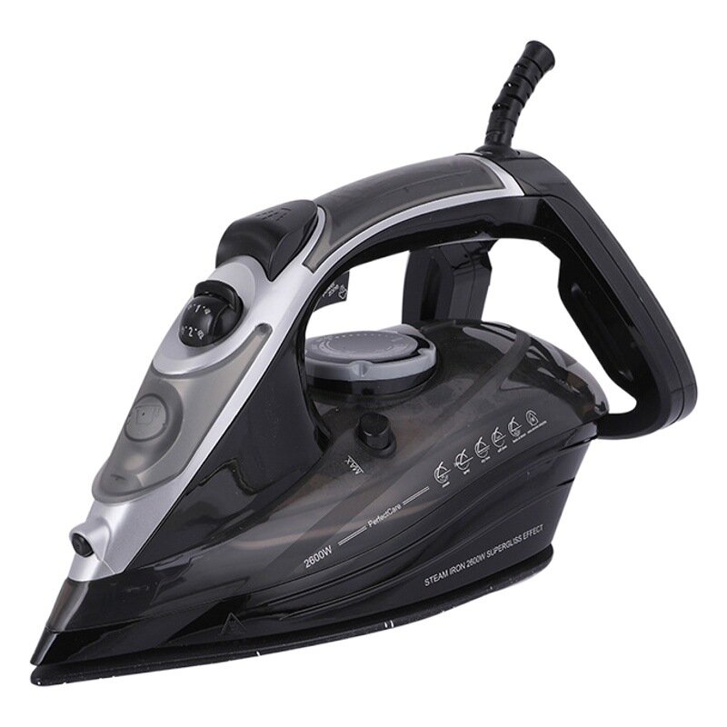 Утюг, мощность 2600 Вт, тефлоновая подошва, паровой двигатель