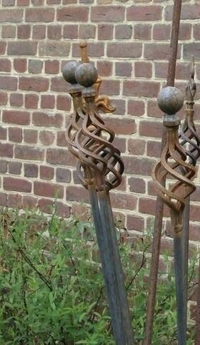 Опора для сада металлическая кованая без покраски