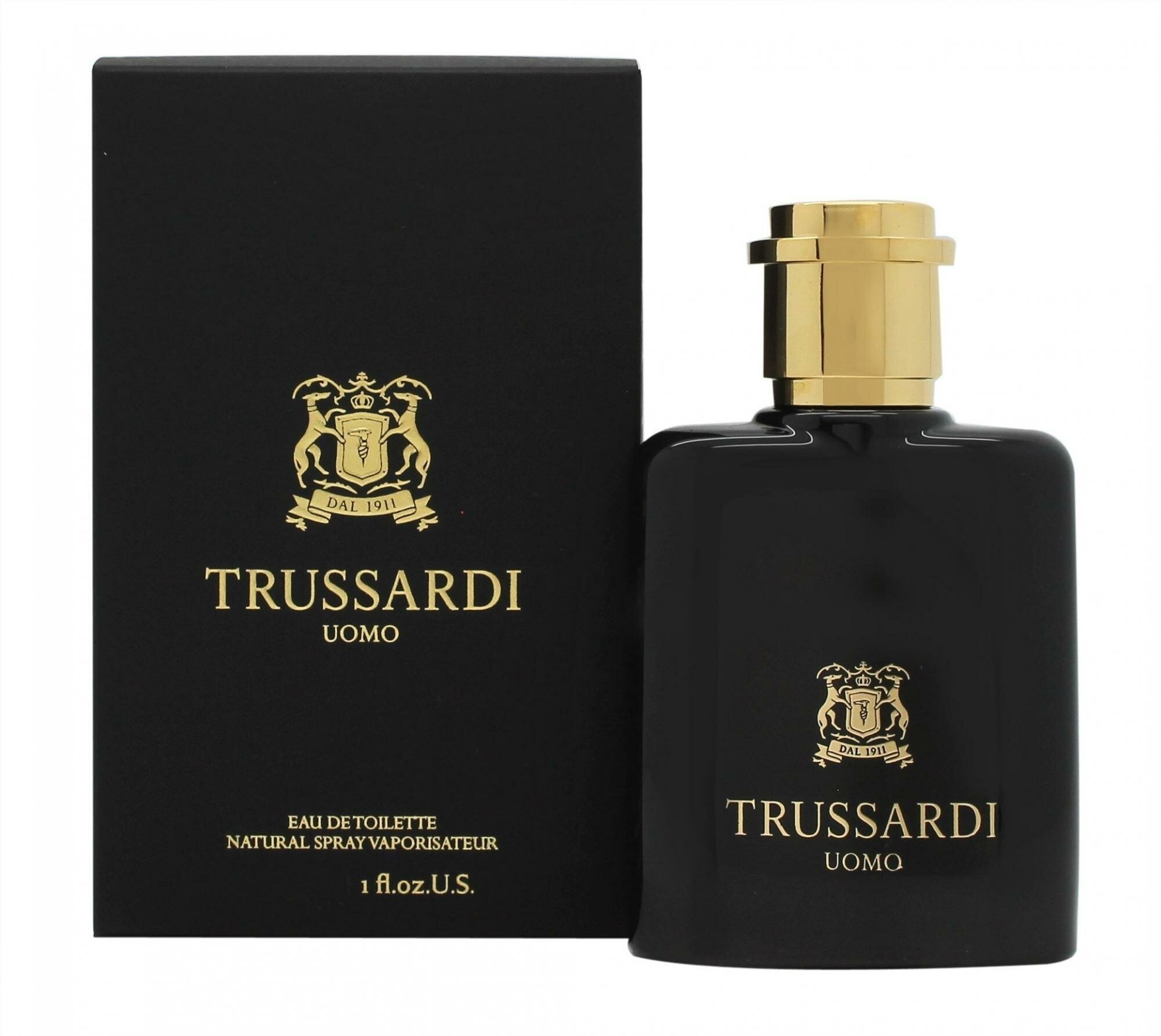 Туалетная вода Trussardi Uomo, мужская, шипровая, фужерная, 30мл