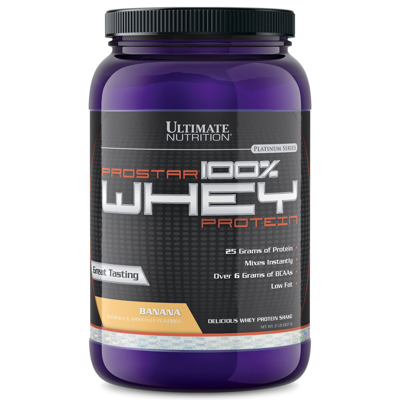 Сывороточный изолят Ultimate Nutrition Prostar Whey 907 гр Банан