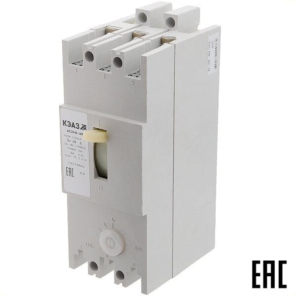 Автоматический выключатель АЕ2046-10Р 40А/3п/ 6кА при 400В 104241 (КЭАЗ)