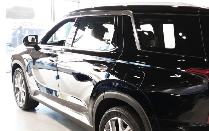 Hyundai Palisade хромированные дефлекторы