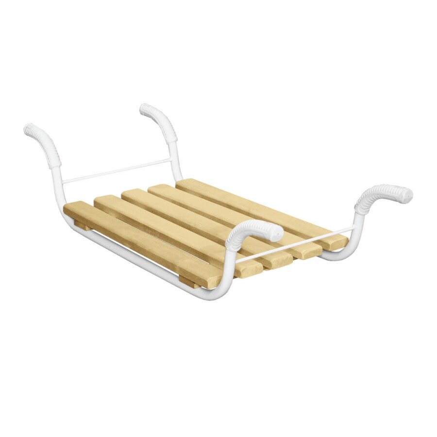 Сиденье в ванну "Классик ", металлический каркас, деревянные рейки - станет незаменимым помощником людям пожилым или проходящим реабилитацию.