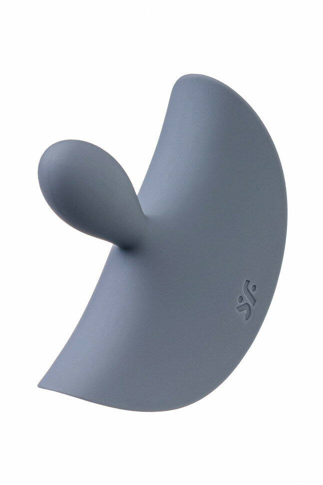 Серая анальная вибровтулка Booty Absolute Beginners 2 - 7,9 см. (серый)