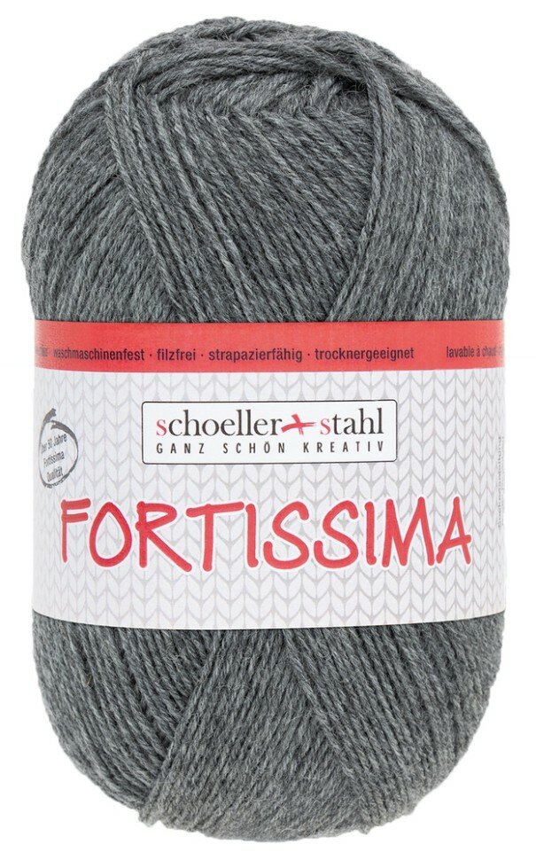 Пряжа Austermann 90038 Fortissima Socka 4-fach Uni 100 г 420 м #2057