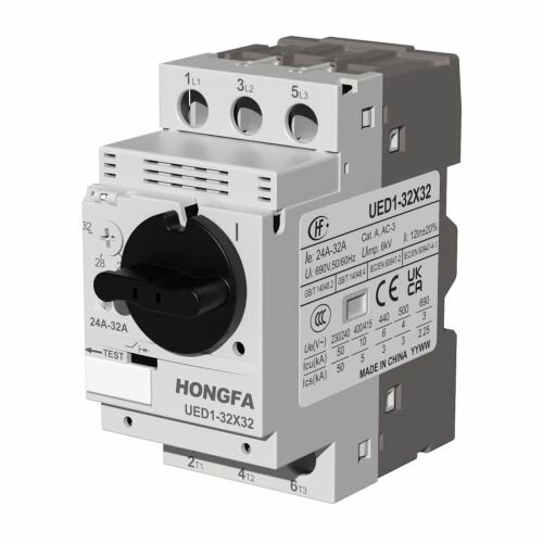 UED1-32X10 Автомат защиты двигателя, 6-10А, 690V 50/60Hz.