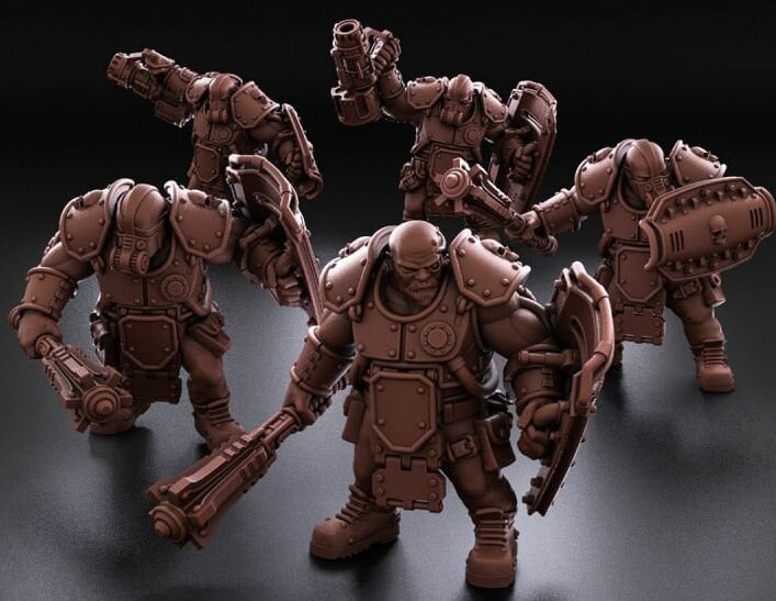Warhammer 40000 Миниатюра Abhuman Giants in Heavy Armor Imperial Force