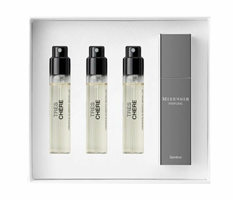Mizensir tres chere travel spray (travel case & 3x8 ml refills) - дорожный набор парфюмерной воды