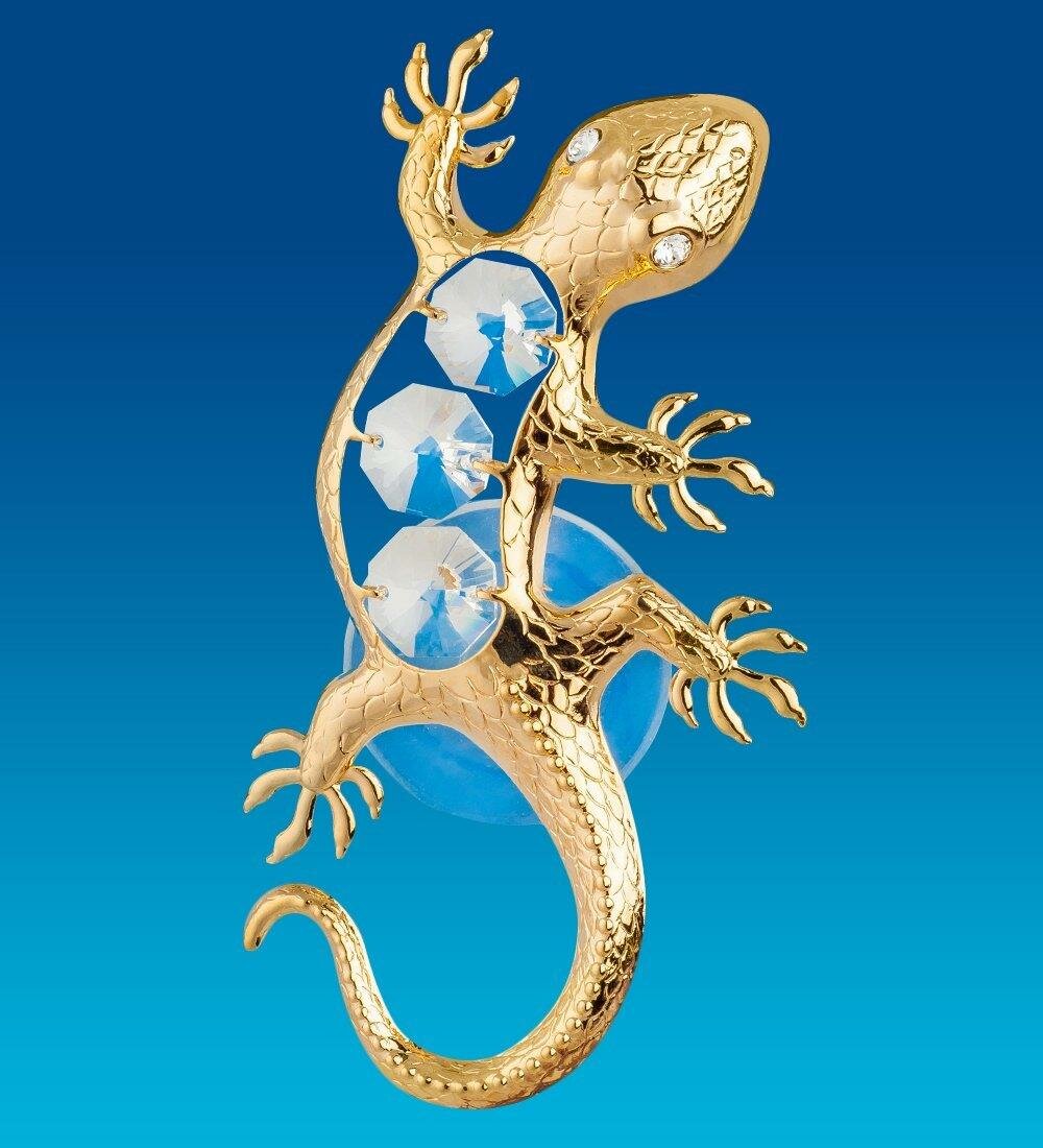 Фигурка на магните Геккон A2068230 Crystal Temptations, Металл, кристалл