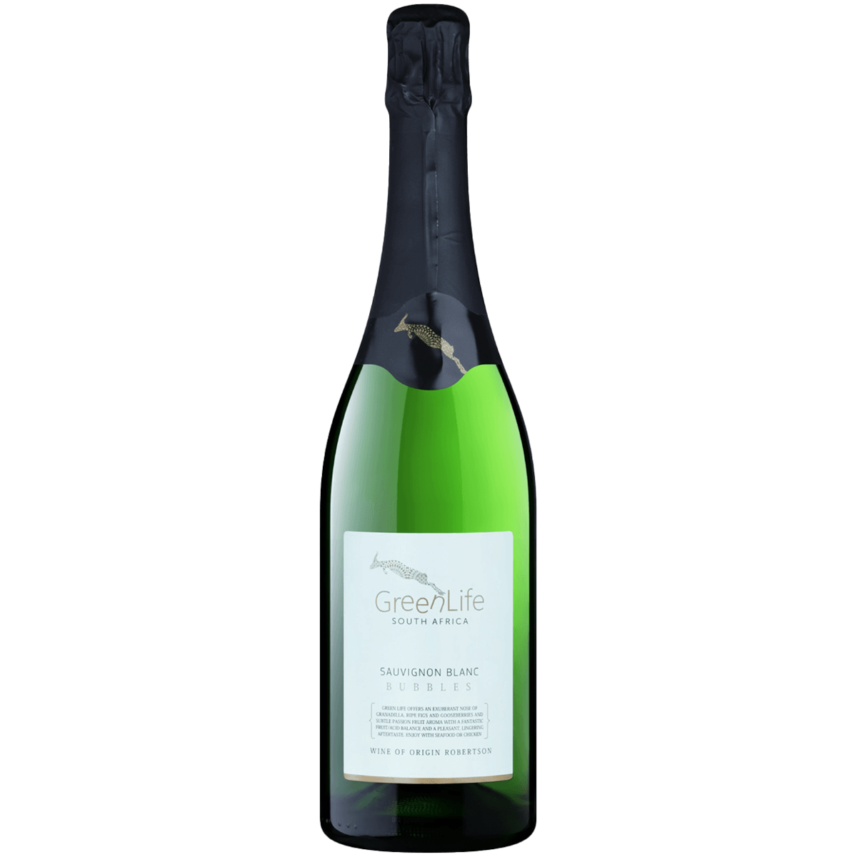 Вино игристое GreenLife Sauvignon Blanc Bubbles белое экстра брют 0,75 л