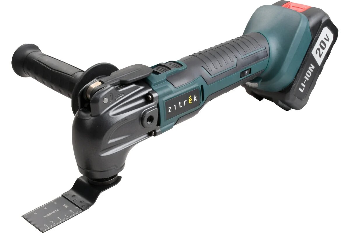 Zitrek Реноватор аккумуляторный ZKOT20, 20В, 1x4.0Ач + набор предметов 9шт 085-1029