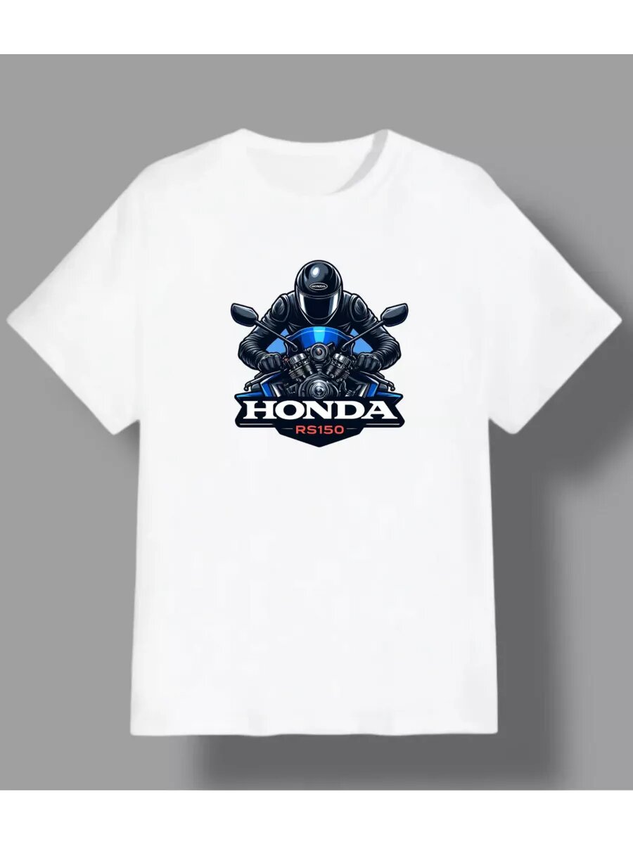 Футболка Zerosell мотоцикл honda