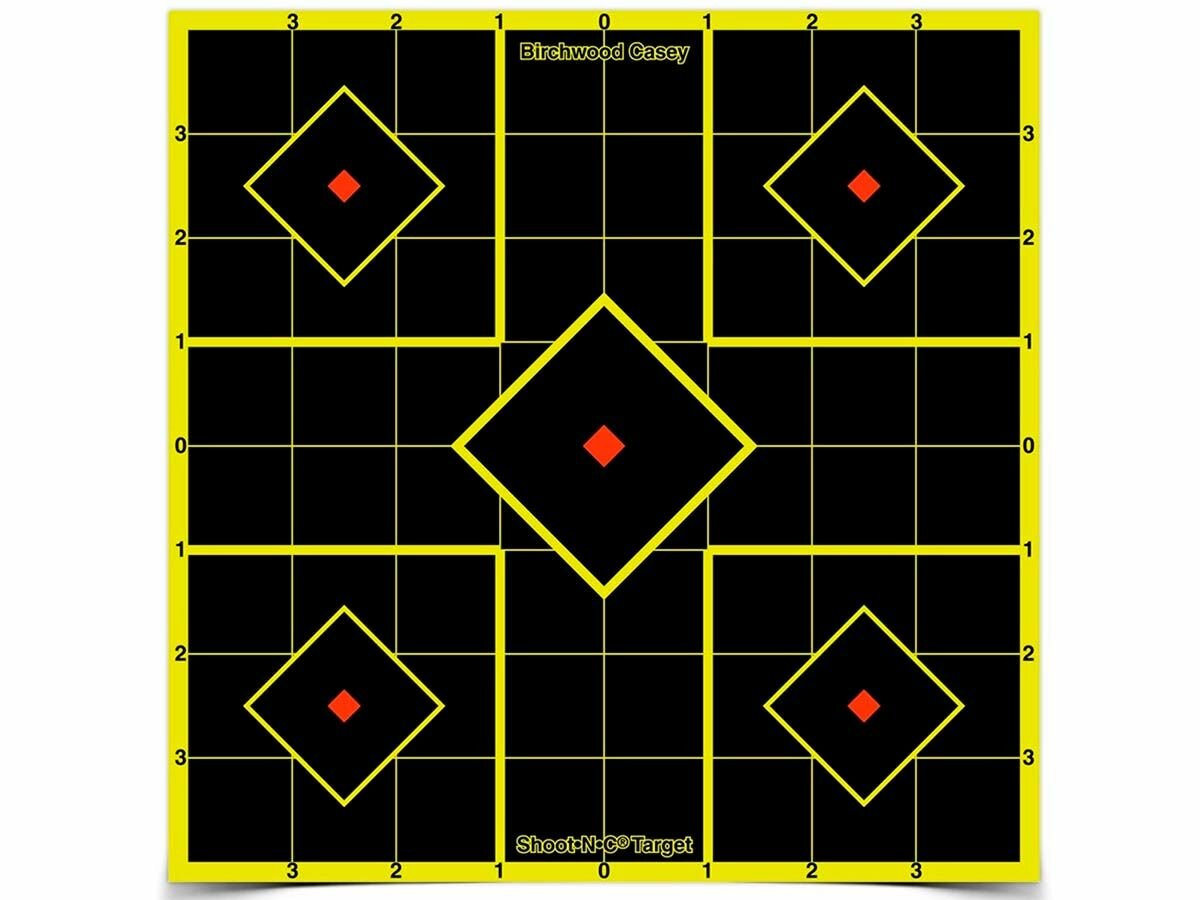 Мишень осыпающаяся Birchwood ShootNC Sight-In Target 8 15шт.