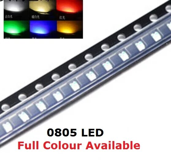 Светодиоды Red KAI TUO DA 0805 SMD 100шт