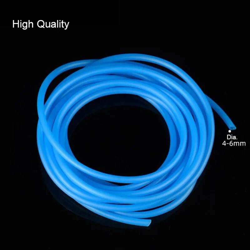 Шланг для аквариума синий 4*6 мм, 3m, Quality blue