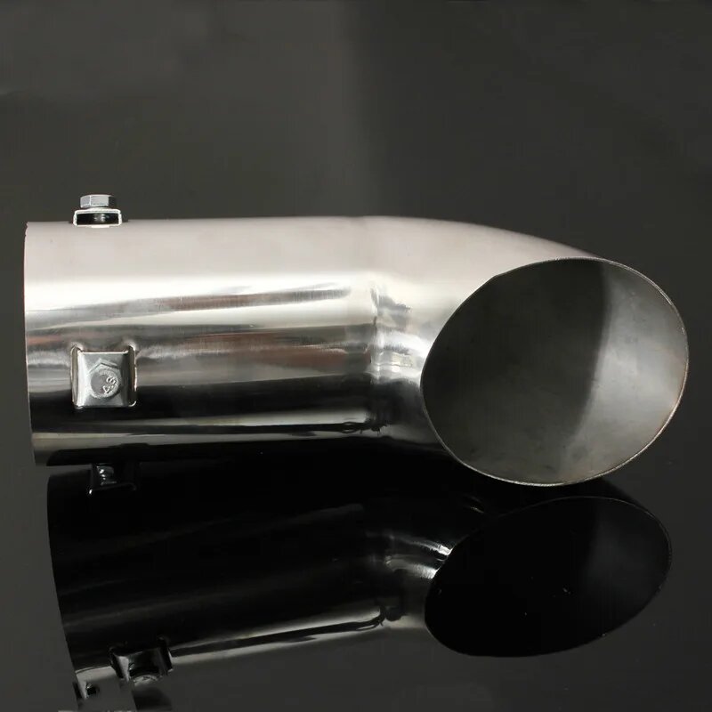 Выхлопная труба для автомобиля, универсальный глушитель из нержавеющей стали, 76 мм