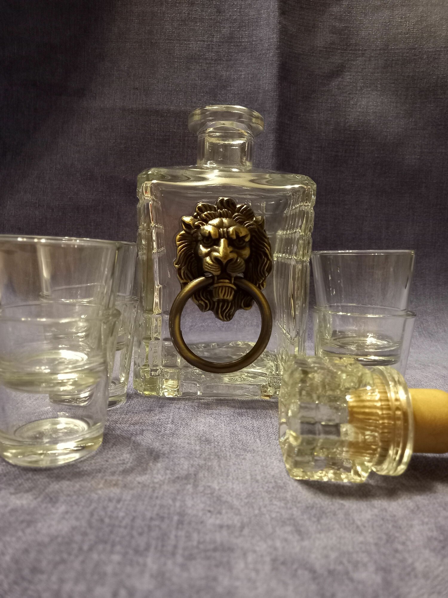 Графин 0,7л Лев + 6 стопок 50мл