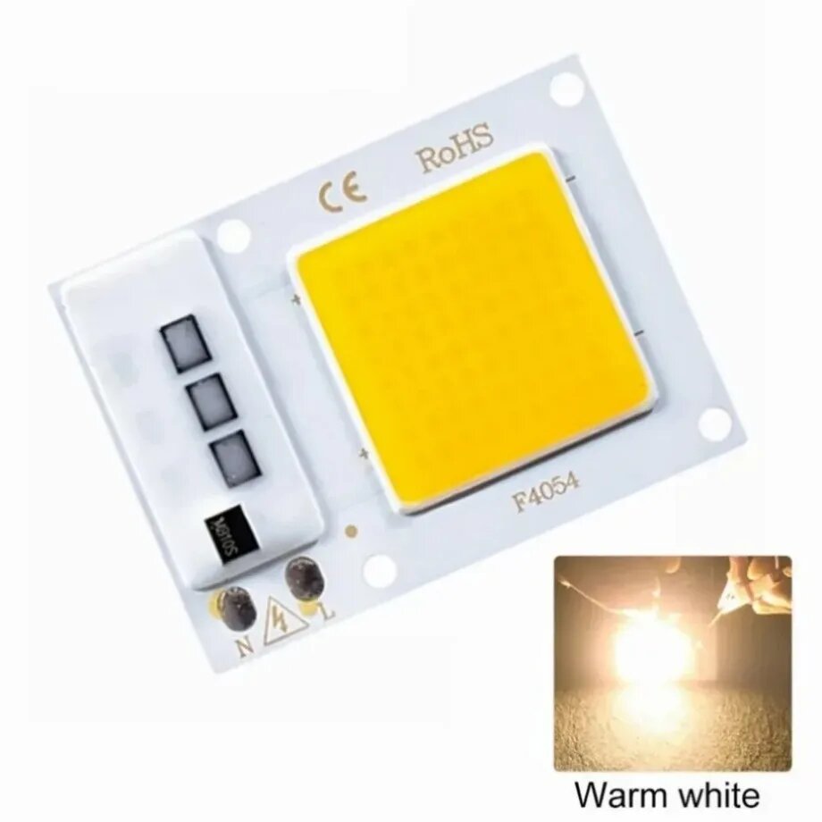 Светодиодный чип COB 20W Warm White