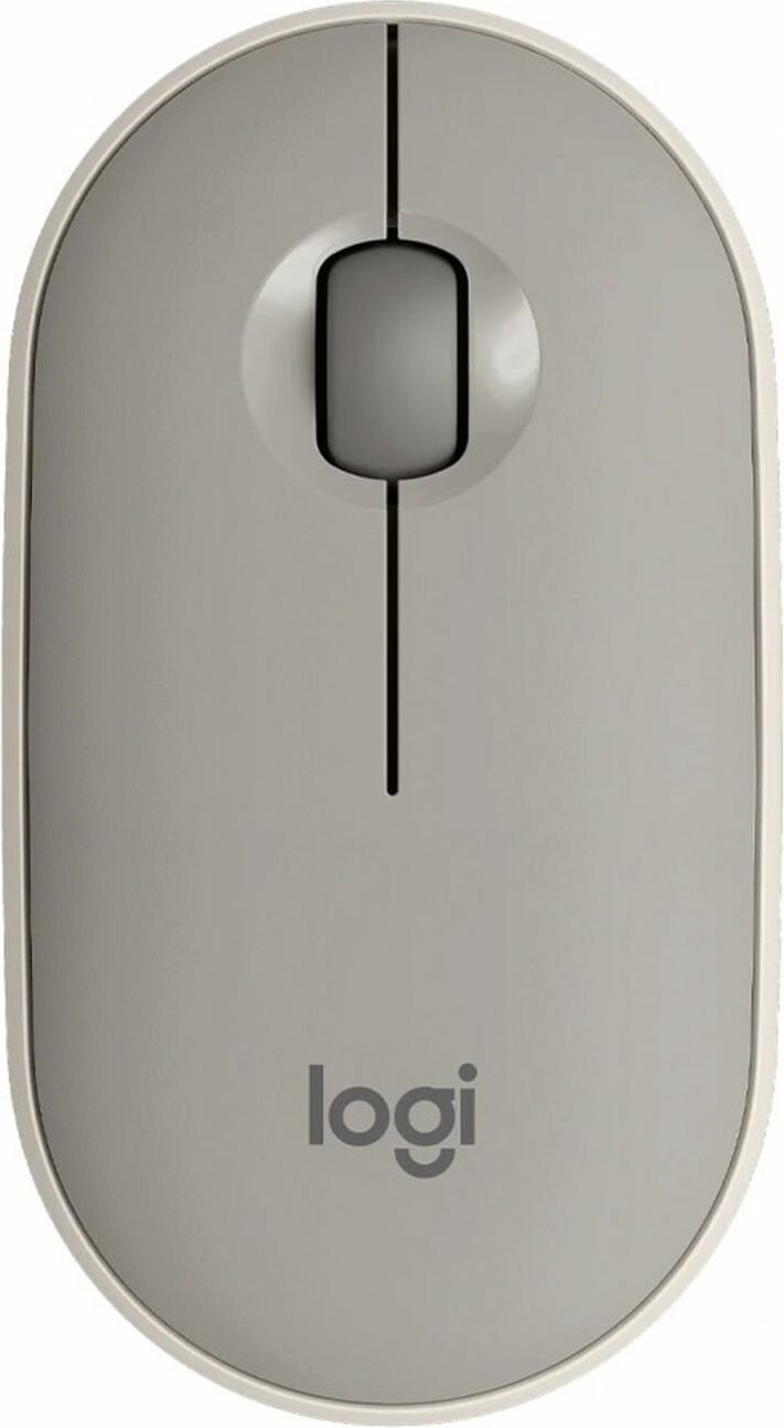 Мышь беспроводная Logitech Pebble M350, песочный