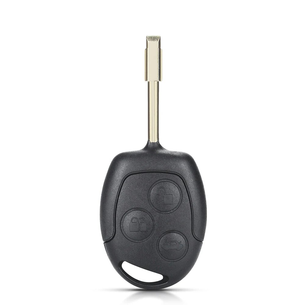 KEYYOU 3-кнопочный корпус дистанционного ключа автомобиля для Ford Mondeo Focus 2 3 Festiva Fiesta Transit, чехол для ключа без выреза FO21 HU101 Blade FO21 Blade