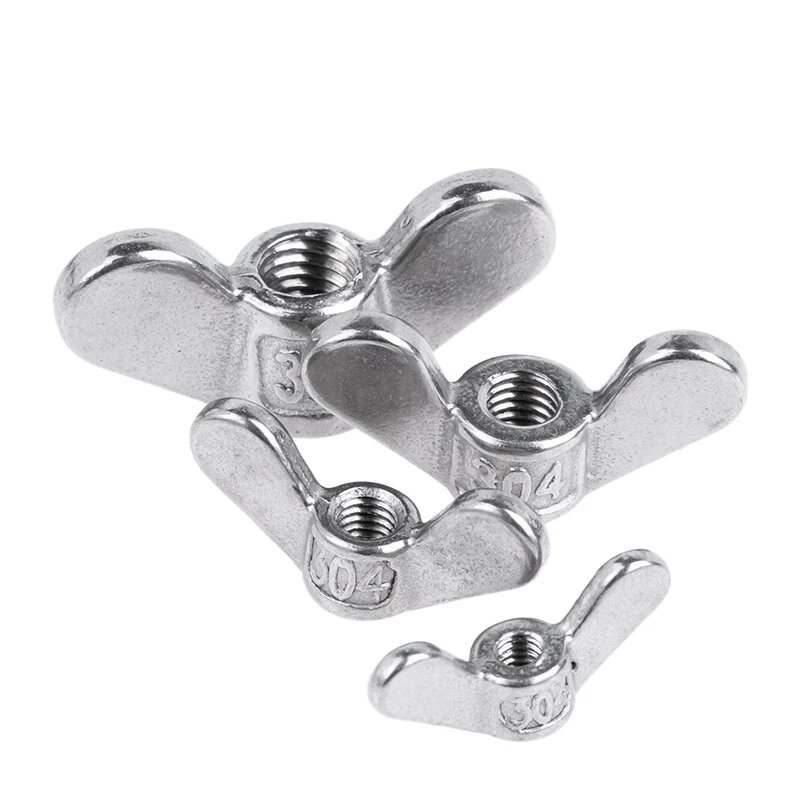 Гайки-бабочки из нержавеющей стали 304 M4-M20 M8 1pcs