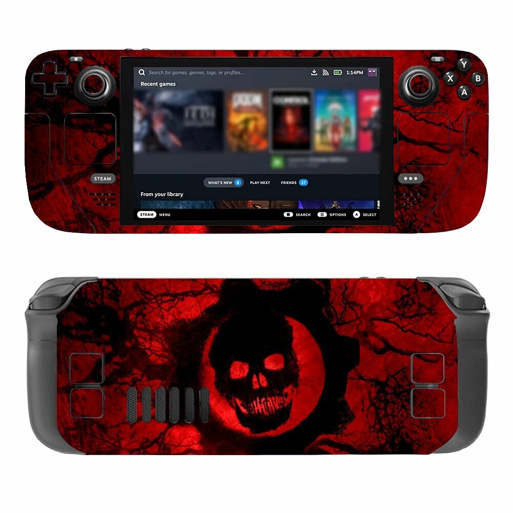 Наклейка Skull для Steam Deck, Цвет: TN-STDECK-0044