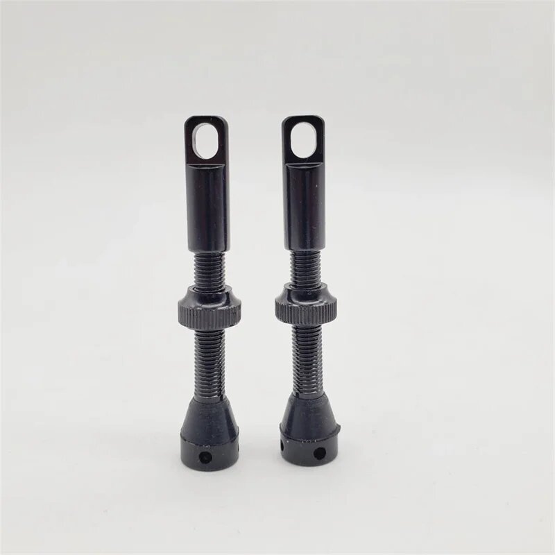 Велосипедные клапаны Presta 40 мм алюминий черный 44mm black x 2