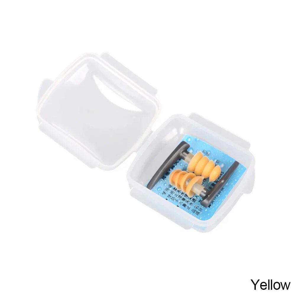 Водонепроницаемые силиконовые беруши для плавания Желтый, Желтый