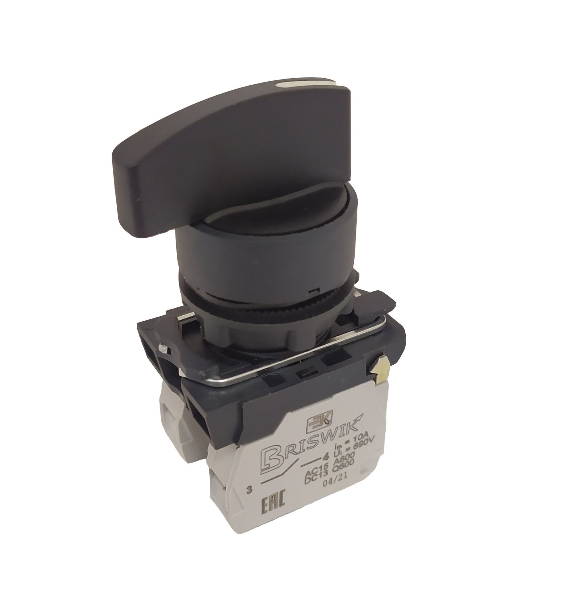 КПЕ 2111 -Д черный 1но+1нз Ручка удл с фикс 3-поз IP40