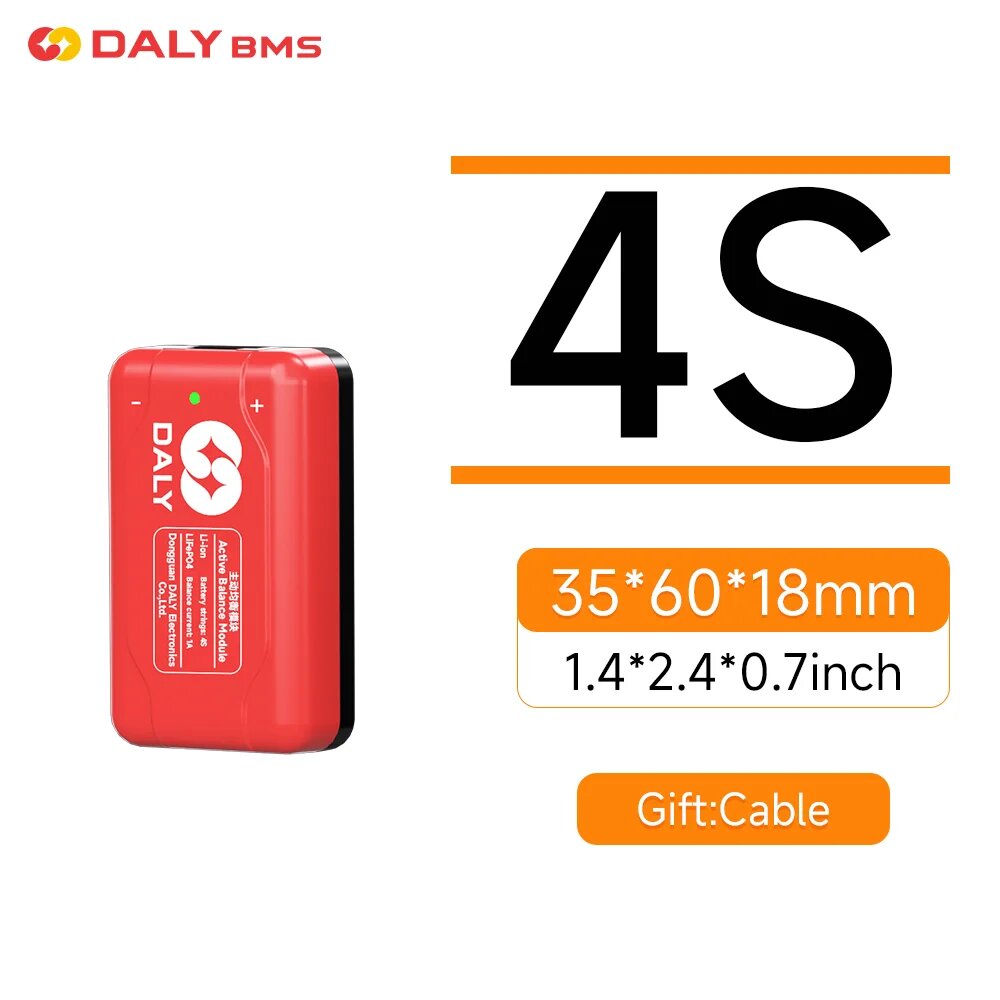 Активный балансир DALY 1А для LiFePO4 аккумуляторов 4S-16S 4S hardware balancer