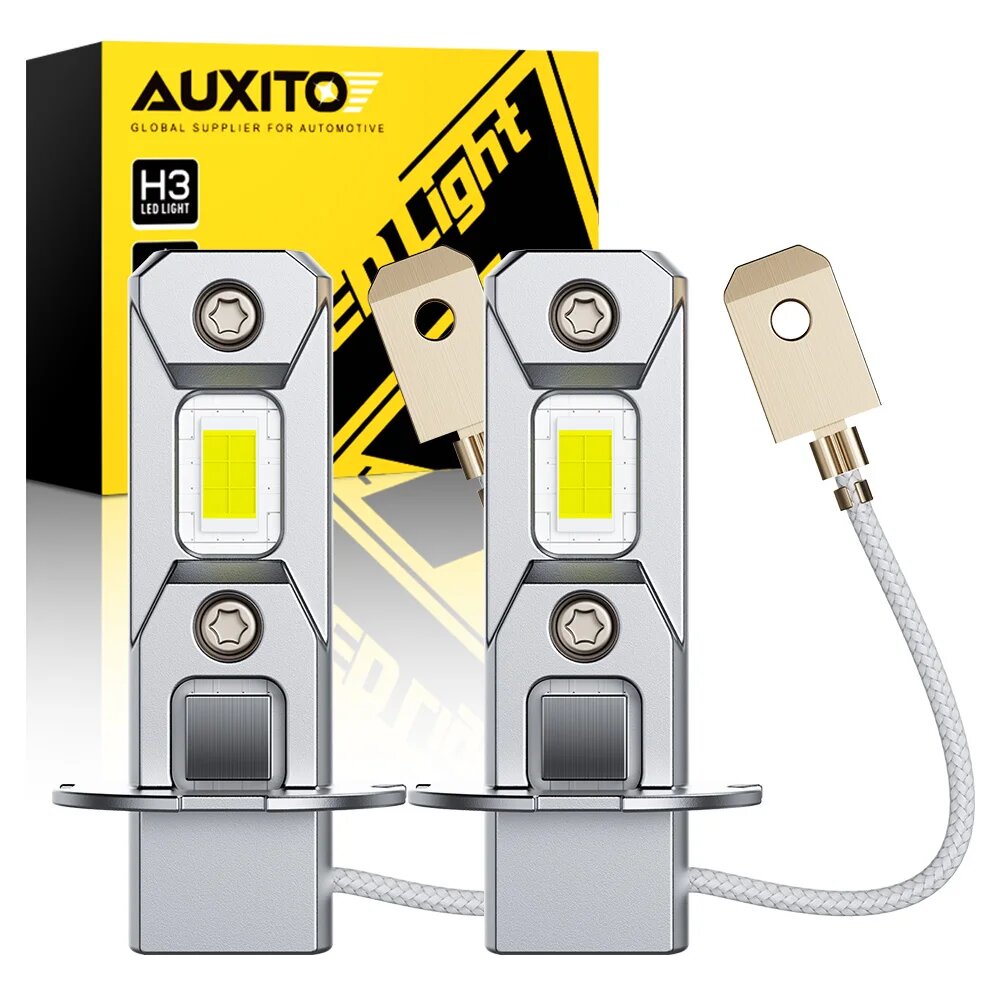 AUXITO H3 LED противотуманные фары 12V 3000K Yellow