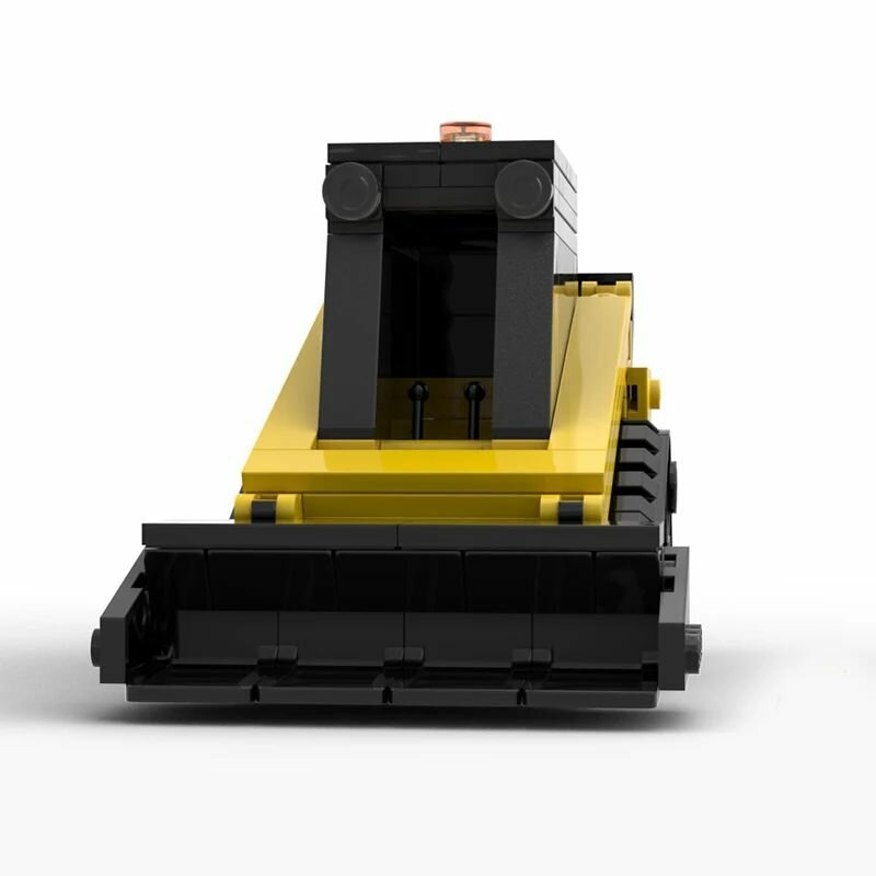 Классический гусеничный погрузчик MOC с бортовым поворотом, экскаватор, строительные блоки, Детский Рождественский подарок, городское творчество, 158 шт.