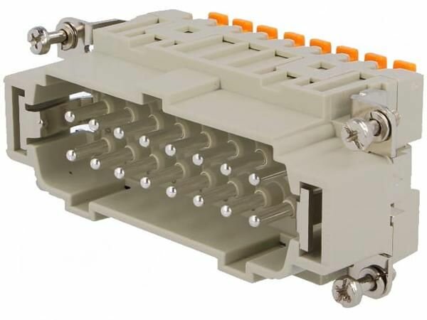 Разъем ILME CSHM 16 HDC "папа" CSH PIN 16, 16+PE, размер 77.27 16А 400 В