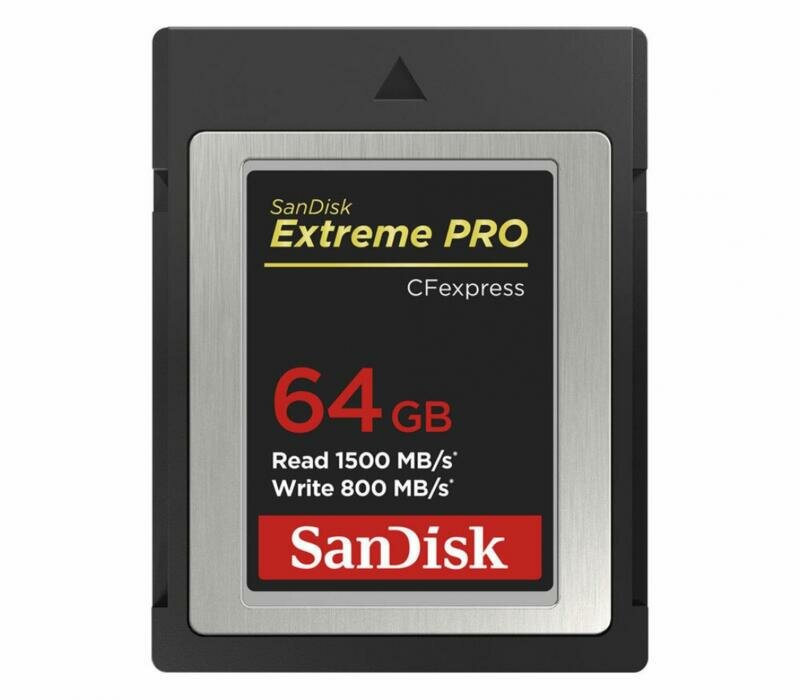 Карта памяти SanDisk 64GB Extreme PRO CFexpress Card Type B (SDCFE-064G-GN4NN)
