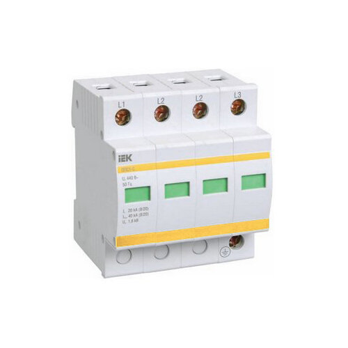 Ограничитель импульсного перенапр. ОПС1-D 4Р In 5Ka Un 230B Im 10Ka ИЭК