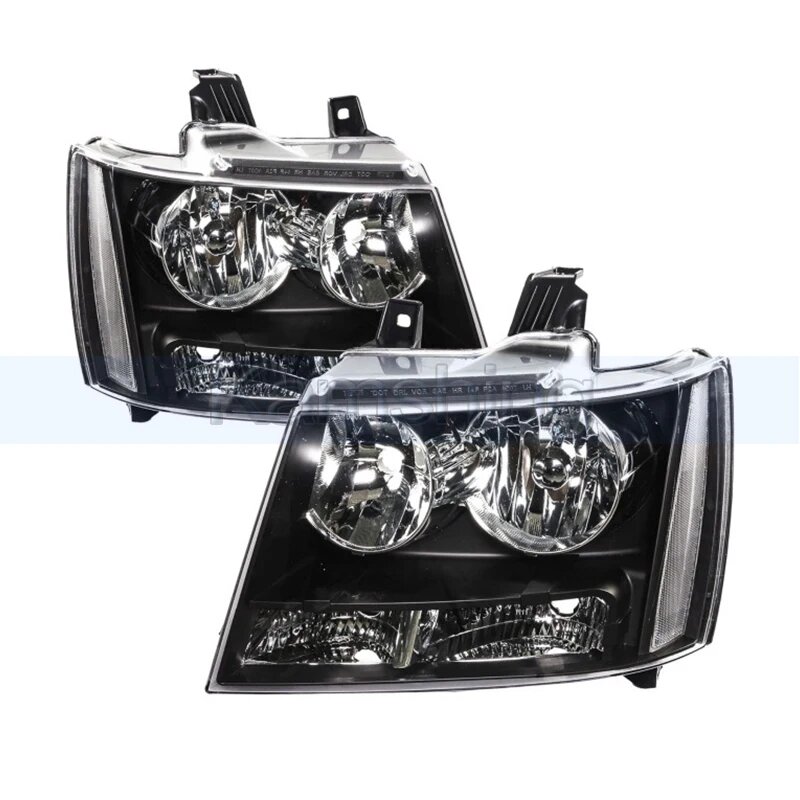 Версия для США пара фар переднего бампера для Chevrolet Avalanche/Suburban Tahoe 2007-2014 головная фара фара, No.2