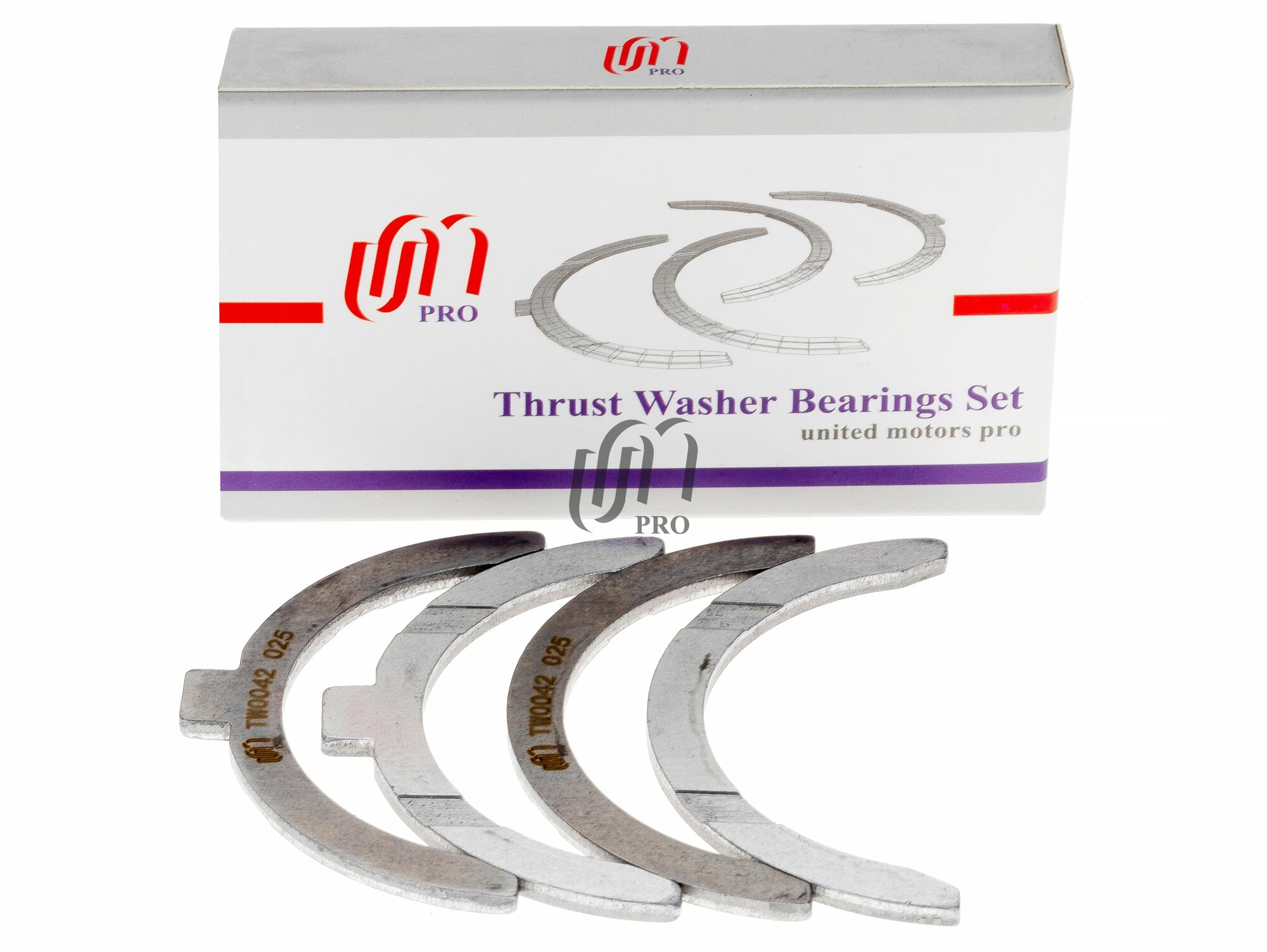 Полукольца упорные 0.25 Toyota 2AL, 3A, 4A-L, 4A-F/FE UMpro