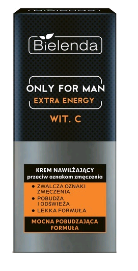 Bielenda Only For Man - Extra Energy (wit. C) Увлажняющий крем с витамином С 50 мл.
