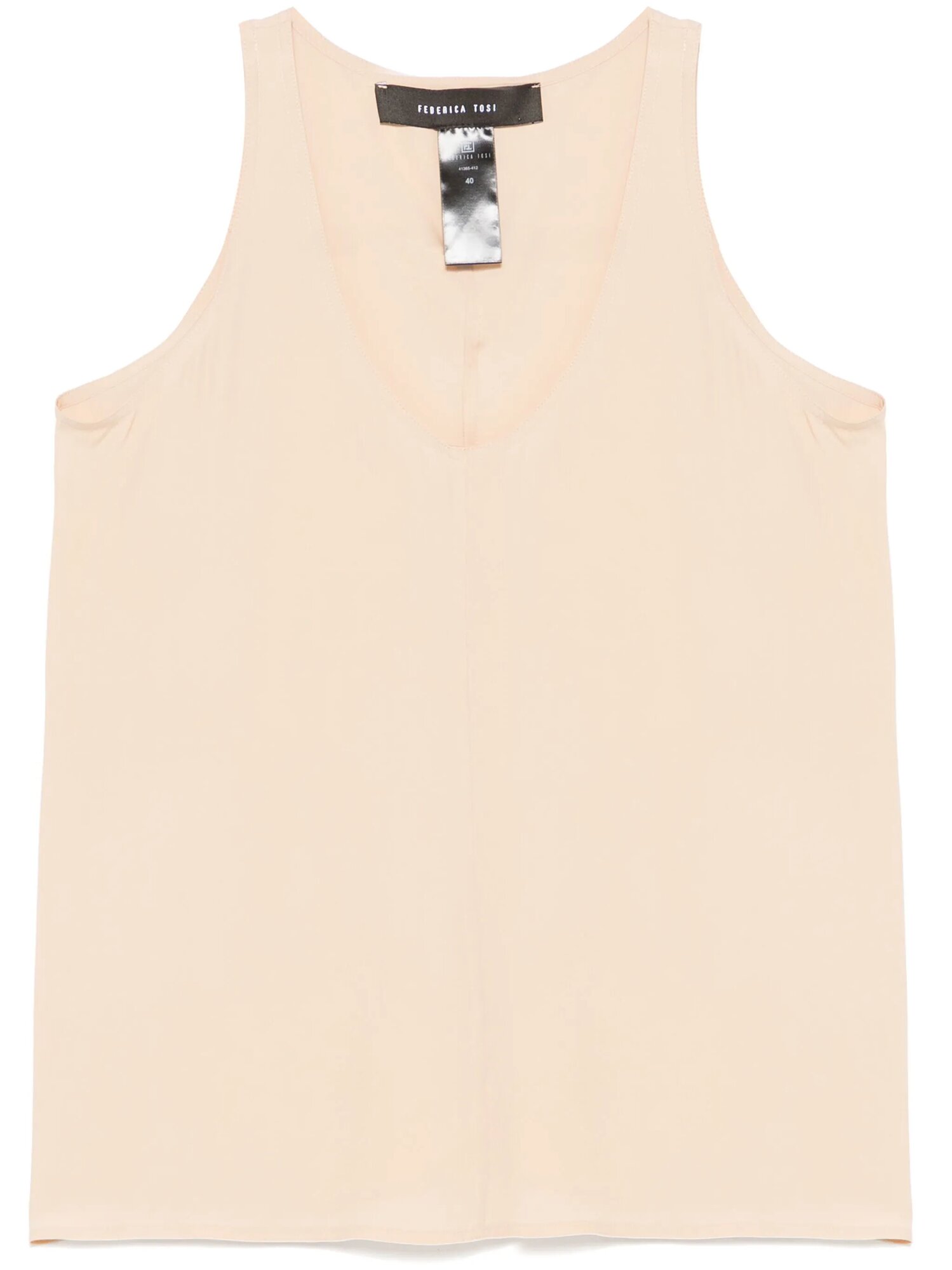 Топ Crepe de chine tank top