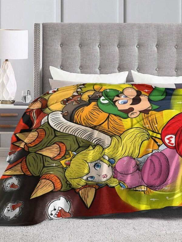 Пледы Супер Марио Плед Луиджи Luigi от Super Mario