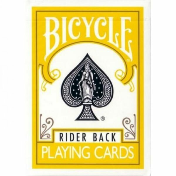 Карты "Bicycle rider back standard poker plaing cards Yellow back" 61995 The United States Playing Card Company